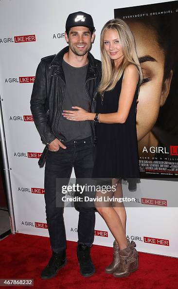 Singer Justin Gaston And Wife Actress Melissa Ordway Attend The Us