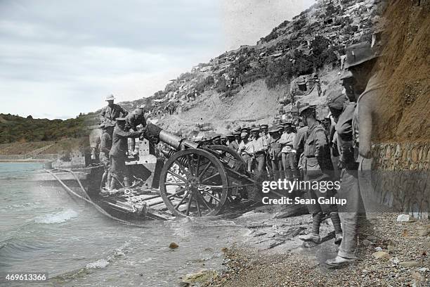 Gallipoli Campaign Overlay Images Show Then And Today Photos and ... Gallipoli Campaign Overlay Images Show Then And Today Photos and ...
