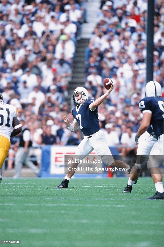 Zack Mills Of The Penn State Nittany Lions Throws A Pass Against The