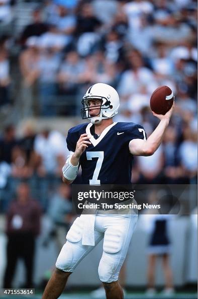 Zack Mills Of The Penn State Nittany Lions Throws A Pass Against The