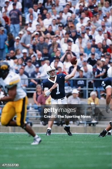 Zack Mills Of The Penn State Nittany Lions Throws A Pass Against The