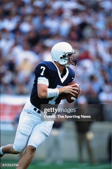 Zack Mills Of The Penn State Nittany Lions Runs With The Ball Against