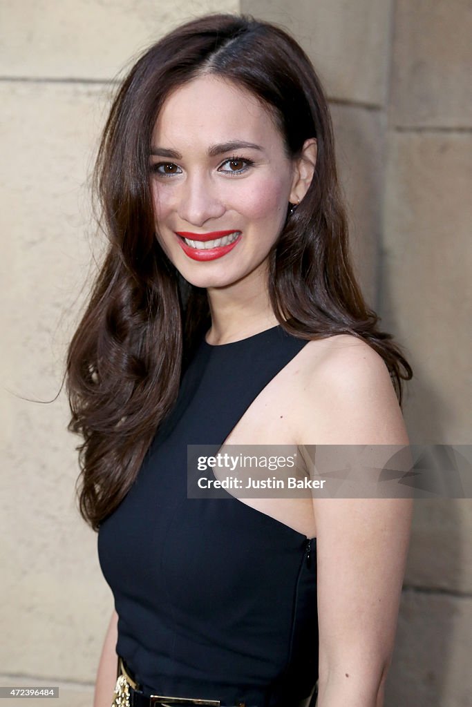 Actress Celina Jade Attends Skin Trade Los Angeles Premiere At The