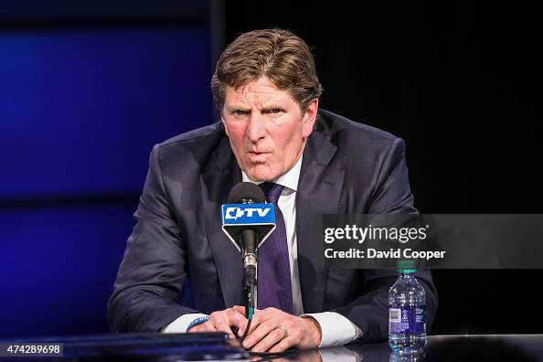 Toronto On May 21 Mike Babcock The New Head Coach Of The Toronto News Photo Getty Images