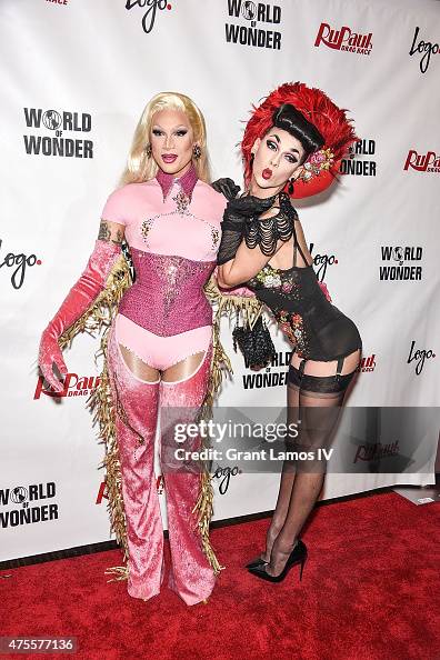 Miss Fame And Violet Chachki Attend Rupauls Drag Race Season 7