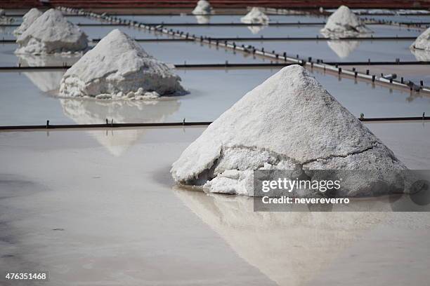 Traditional Salt fields in Tainan, Taiwan 이미지 (476351468) - 게티이미지뱅크