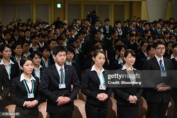 48 Seven I Holdings Co New Employees Attend Initiation Ceremony Stock