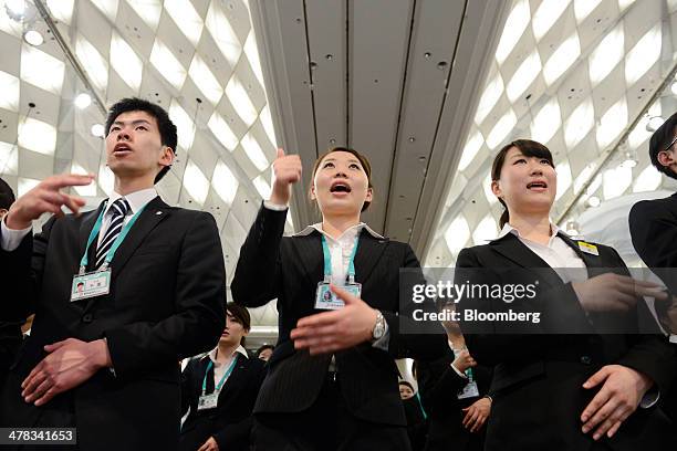 48 Seven I Holdings Co New Employees Attend Initiation Ceremony Stock