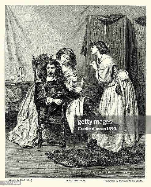 Angry Father Daughter High Res Illustrations Getty Images