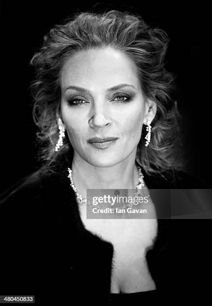 Uma Thurman Self Assignment February 2014 Photos And Premium High Res Pictures Getty Images
