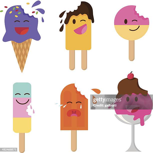 Strawberry Ice Cream High Res Illustrations Getty Images