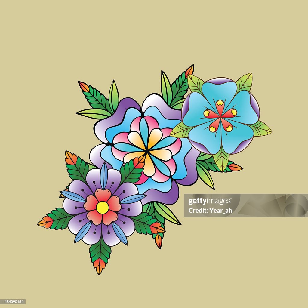 Old School Tattoo Symbols High Res Vector Graphic Getty Images