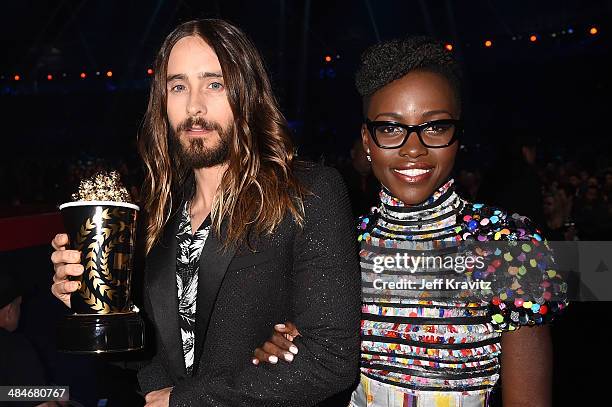 Jared Leto Lupita Nyongo Photos And Premium High Res Pictures Getty
