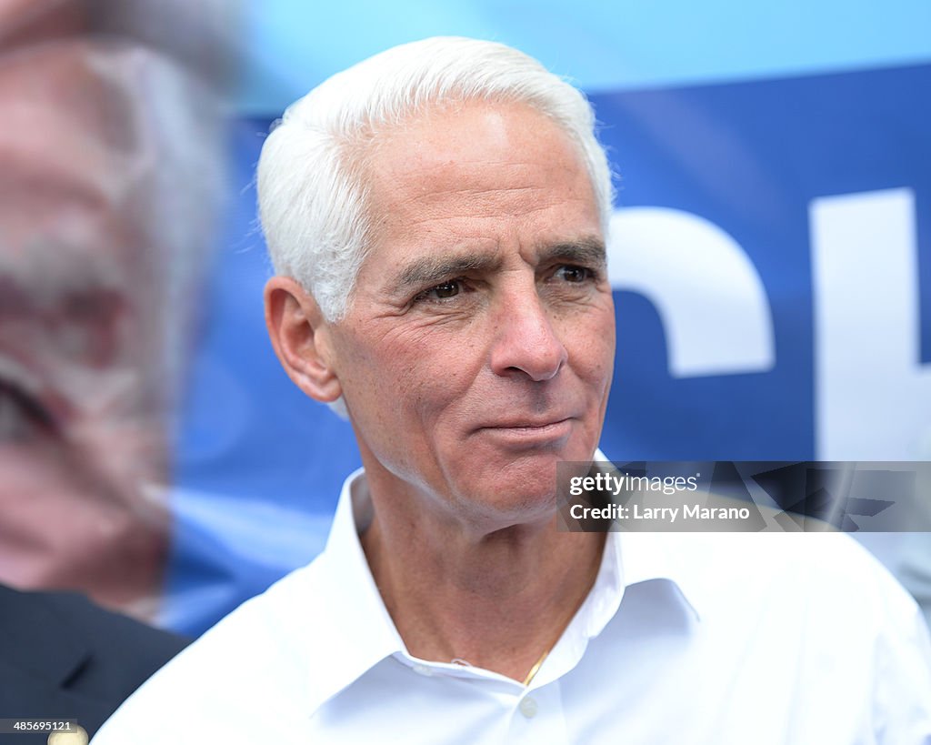 Charlie Crist Opens A Campaign Office In His Bid To Run Again For