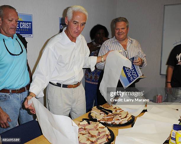 Charlie Christ Opens Campaign Office Photos And Premium High Res
