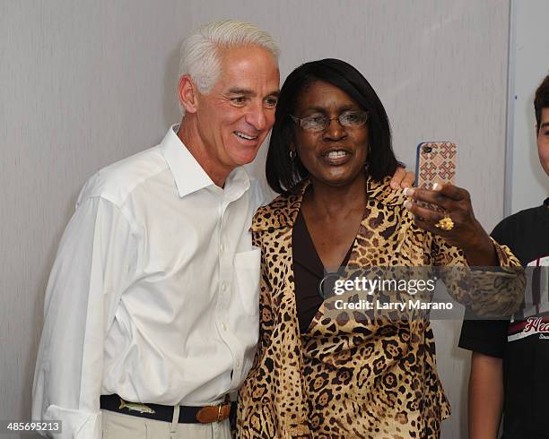Charlie Christ Opens Campaign Office Photos And Premium High Res