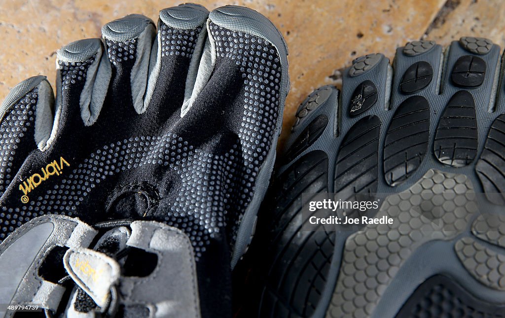 In This Photo Illustration A Vibram Fivefinger Shoe Is Seen On May