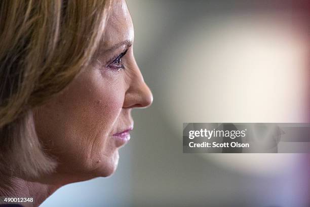 Presidential Candidate Carly Fiorina Campaigns In Iowa Photos And
