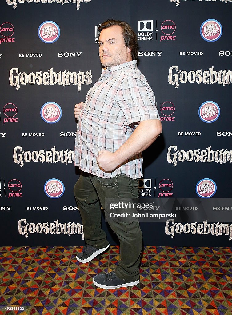 Jack Black Attends Goosebumps New York Premiere At Amc Empire 25