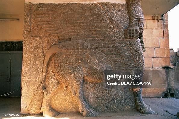 Relief Of A Lamassu In Palace Of Ashurnasirpal Ii 870 Bc Nimrud News Photo Getty Images