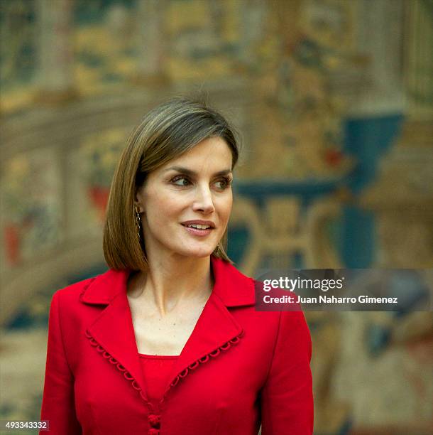Queen Letizia Of Spain Attends Cervantes Institute Meeting Photos and ... Queen Letizia Of Spain Attends Cervantes Institute Meeting Photos and ...