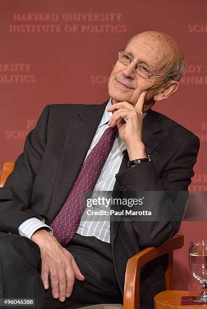 Justice Stephen Breyer At Harvard Photos And Premium High Res Pictures