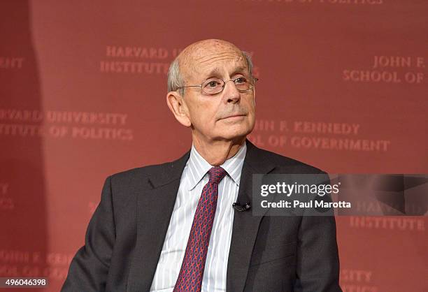 Justice Stephen Breyer At Harvard Photos And Premium High Res Pictures