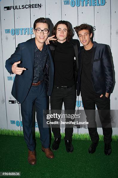 Actors Joey Bragg Nash Grier And Cameron Dallas Arrive At The News Photo Getty Images