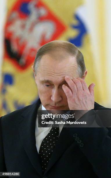 100 President Putin Attends Reception For New Foreign Ambassadors