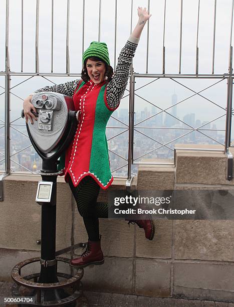 51 Buddy The Elf And Jovie From Elf The Musical Visit The Empire State