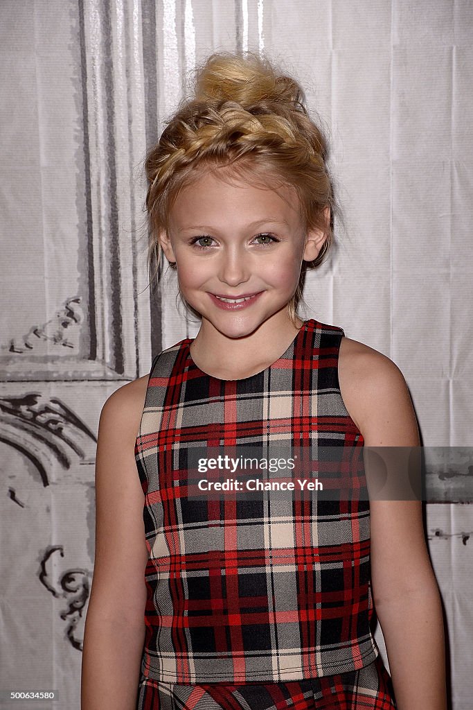 Alyvia Alyn Lind Attends Aol Build Series Dolly Partons Coat Of