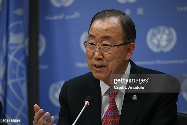 Secretary General Holds End Of Year Press Conference Photos And Premium