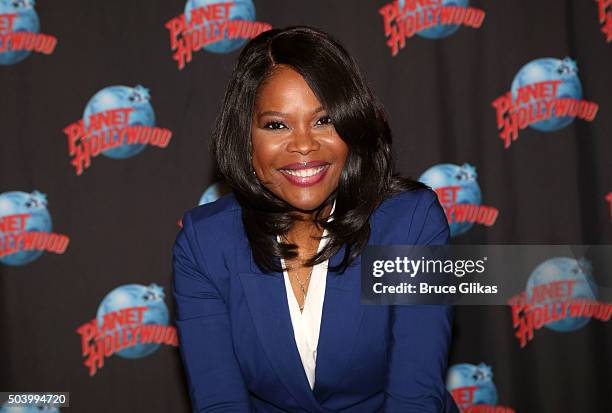 Angela Robinsons Planet Hollywood Handprint Ceremony Photos And Premium High Res Pictures