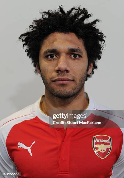 New Arsenal Signing Mohamed Elneny At London Colney On January 14