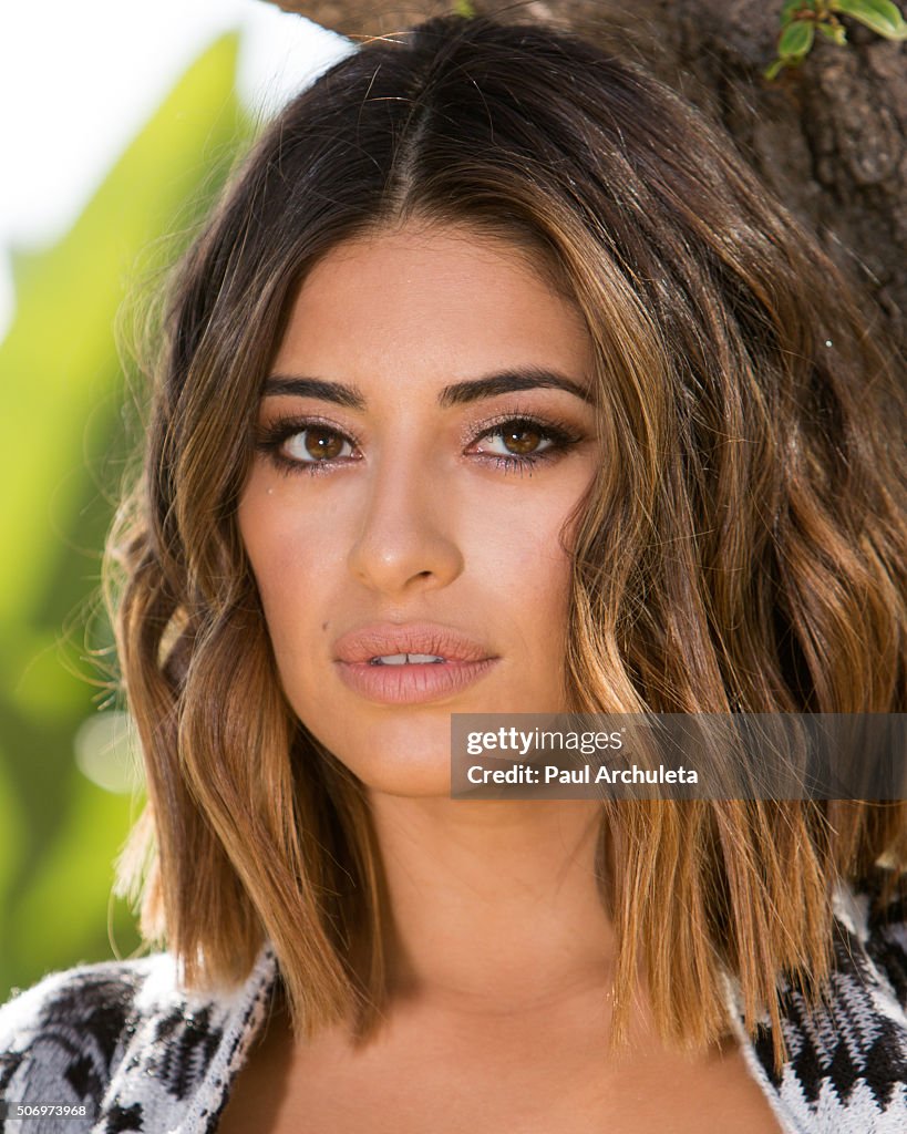 Actress Mayra Leal Poses For A Photos On The Beach In Malibu On News