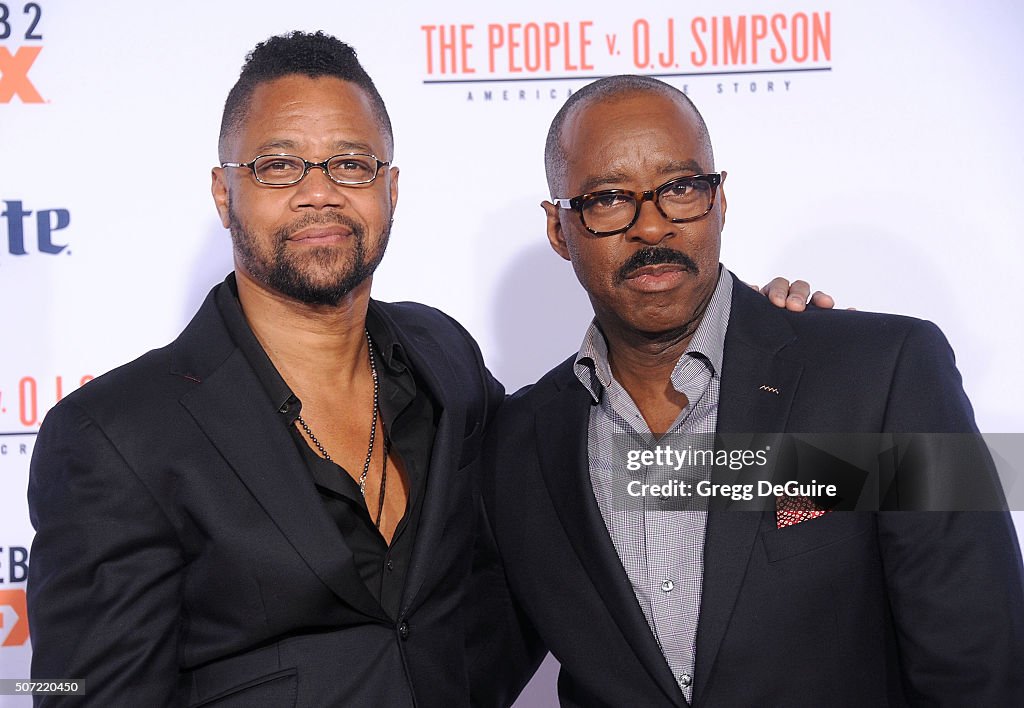 Actors Cuba Gooding Jr And Courtney B Vance Arrive At The Premiere News Photo Getty Images