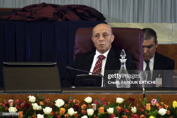 President Of Algeria National Council Photos And Premium High Res