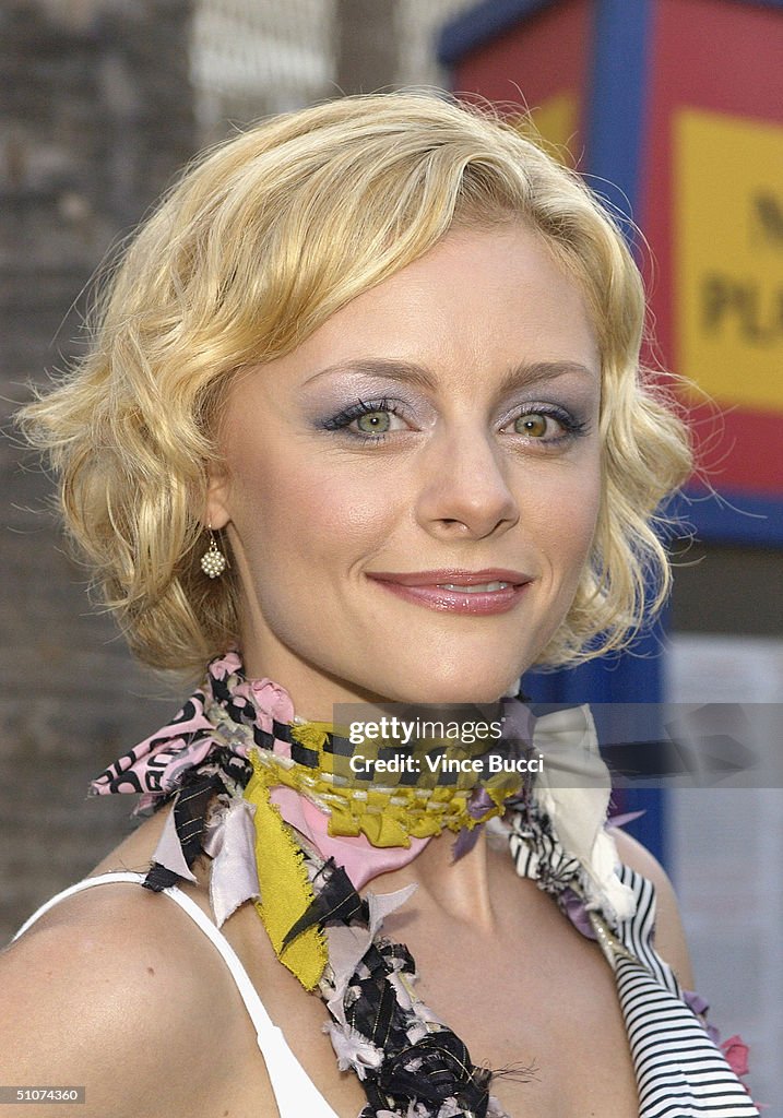 Actress Jessica Cauffiel Attends The Los Angeles Premiere Of Donnie