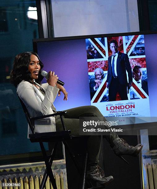86 Build Speakers Series Angela Bassett London Has Fallen Photos And High Res Pictures Getty Images