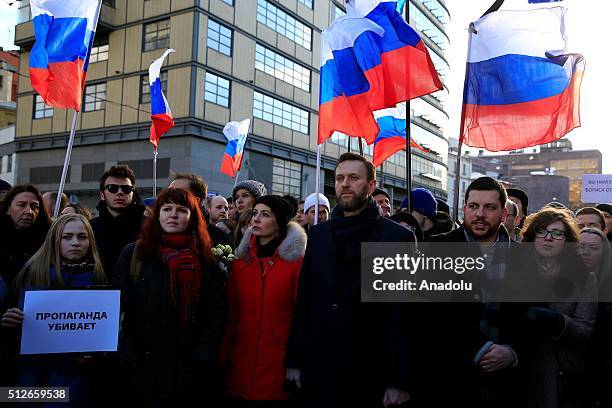 Anti Corruption Protest In Moscow Photos And Premium High Res Pictures