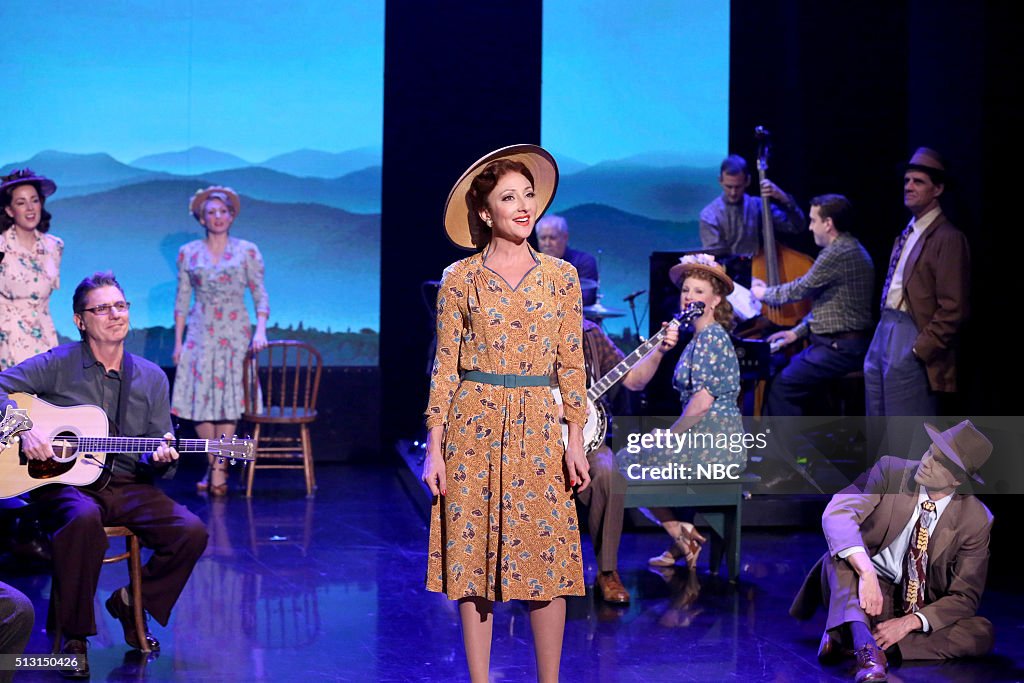 The Cast Of The Musical Bright Star Performs On February 29 2016