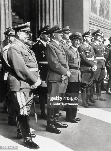 Hermann Goering, Adolph Hitler, Joseph Goebbels and Hienrich Himmler ... Hermann Goering, Adolph Hitler, Joseph Goebbels and Hienrich Himmler ...