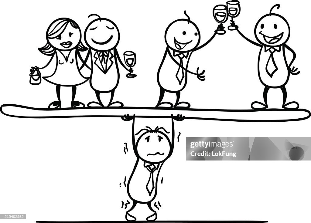 Upper Class Vs Lower Class High Res Vector Graphic Getty Images