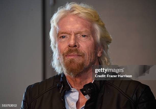 Richard Branson Virgin Group Photos And Premium High Res Pictures