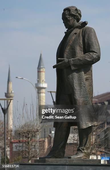 A Statue Of Ibrahim Rugova First President Of The Republic Of News