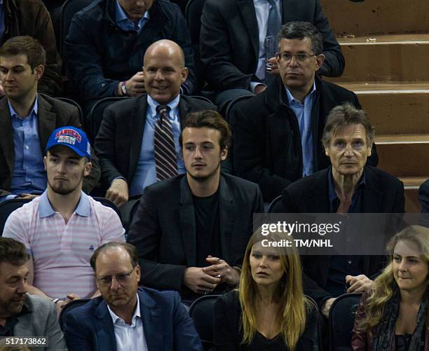 Liam Neeson Sons Photos And Premium High Res Pictures Getty Images