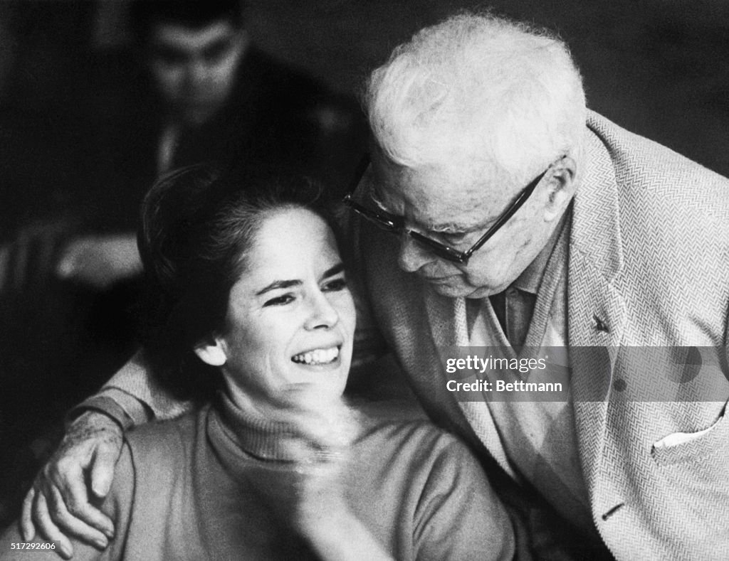 Charlie Chaplin, age 77, with his wife Oona, daughter of Eugene... News ... Charlie Chaplin, age 77, with his wife Oona, daughter of Eugene... News ...