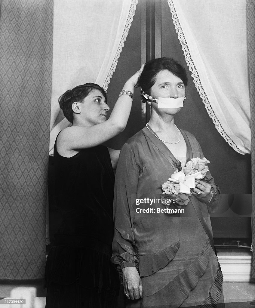 Birth Control Advocate Margaret Sanger Has Her Mouth Covered In News