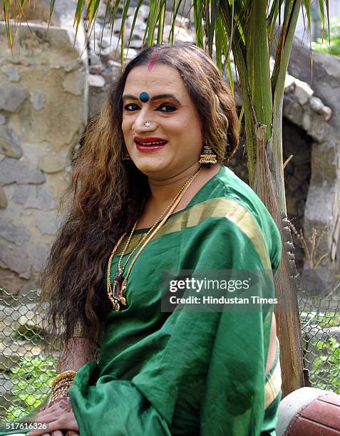 Profile Shoot Of Transgender Rights Activist Laxmi Narayan Tripathi