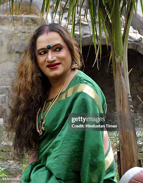 Profile Shoot Of Transgender Rights Activist Laxmi Narayan Tripathi